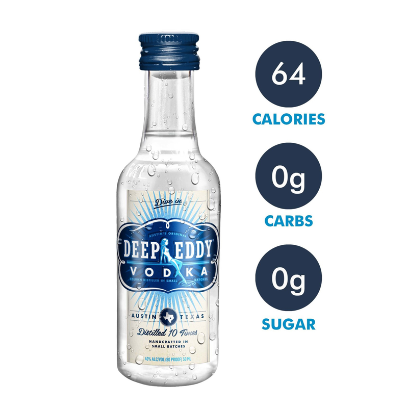 Deep Eddy Texas Straight Vodka 50ml : Alcohol fast delivery by App or ...