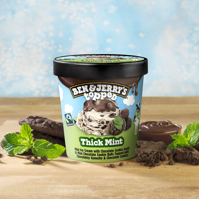 Ben & Jerry's Topped Thick Mint Ice Cream Pint : Ice Cream fast ... Ben & Jerry's Topped Thick Mint Ice Cream Pint : Ice Cream fast ...