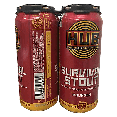 Hopworks Survival Stout 4pk 16oz Can : Alcohol fast delivery by App or ...