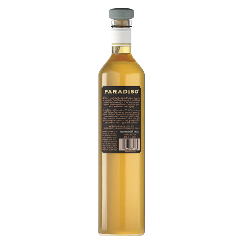 El Tesoro Extra Anejo Paradiso Tequila 750ml : Alcohol fast delivery by ...