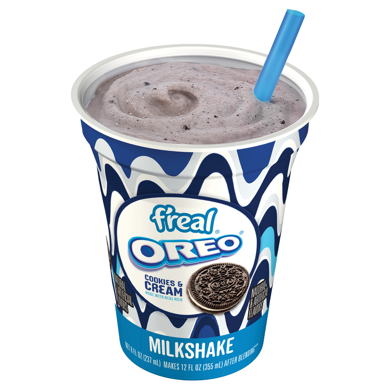 F'Real Oreo Cookies & Cream Blend It Yourself Milkshake 8oz : Ice Cream ...