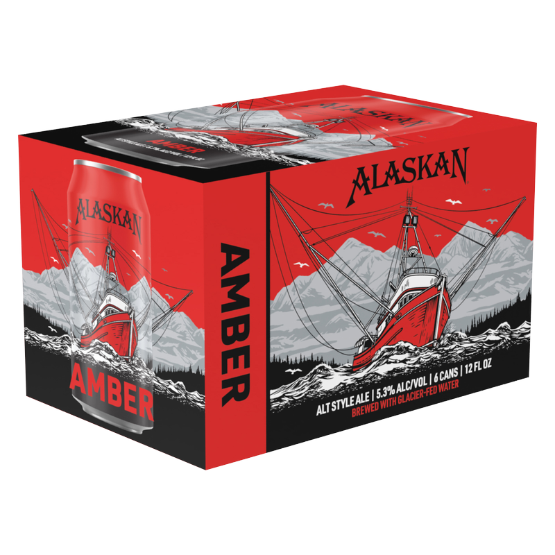 Alaskan Brewing Amber Ale 6pk 12oz Can : Alcohol fast delivery by App ...