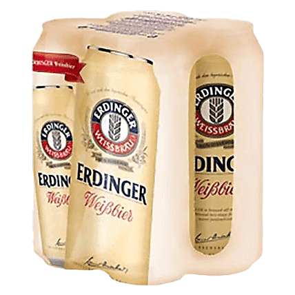 Erdinger Weissbier 4pk 16oz Can : Alcohol fast delivery by App or Online