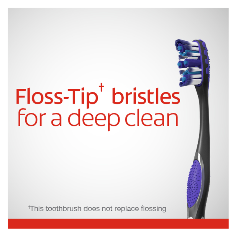 Colgate 360 Floss Tip Advanced Medium Toothbrush 2ct : Health fast ...