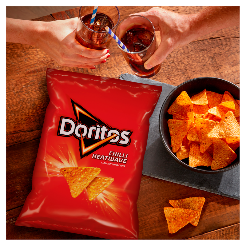 Doritos Chilli Heatwave, 180g : Snacks fast delivery by App or Online