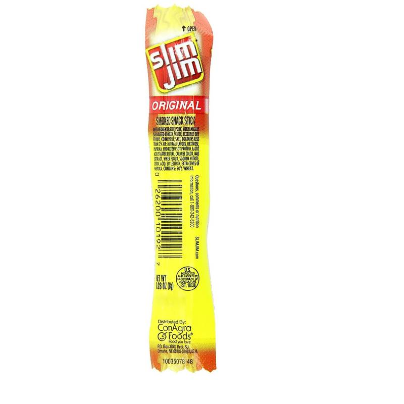 Slim Jim Original 0.28oz : Snacks fast delivery by App or Online