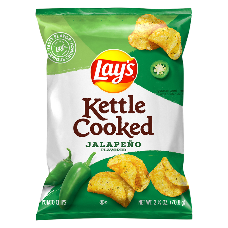 Lay's Kettle Jalapeno 2.5oz : Snacks fast delivery by App or Online