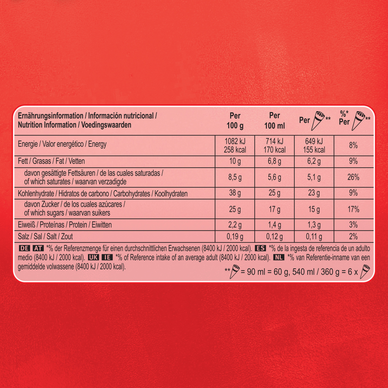 Cornetto Strawberry Cone, 6 x 90ml : Ice Cream fast delivery by App or ...