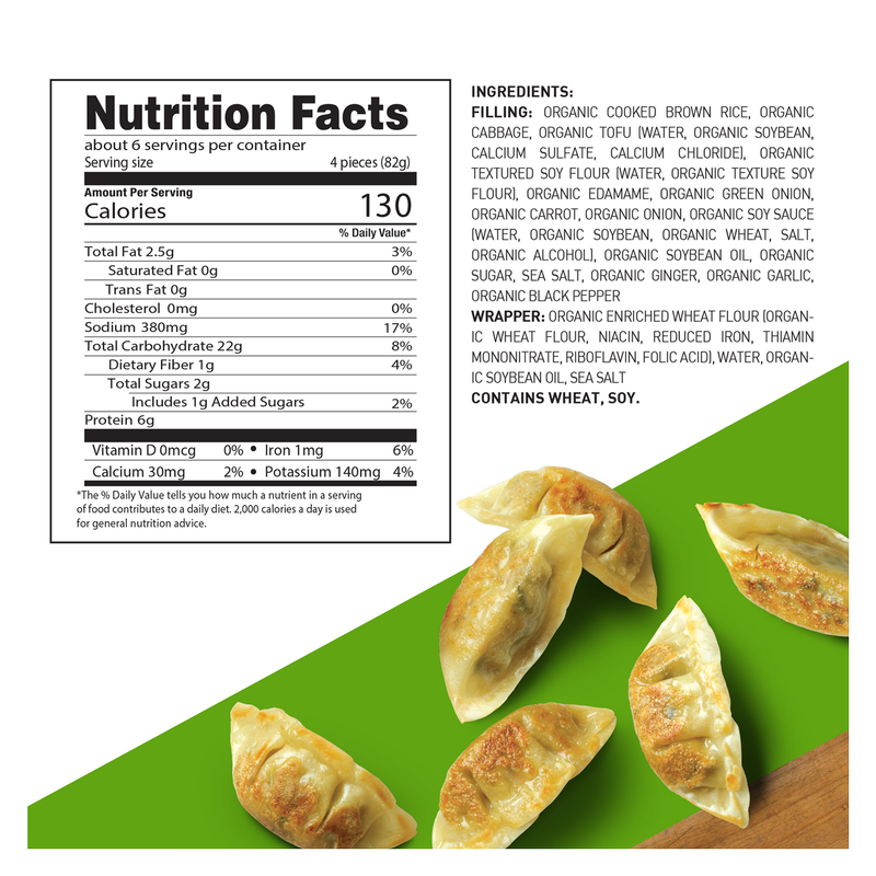 Bibigo Frozen Organic Vegetable Potstickers 16oz : Grocery fast ...