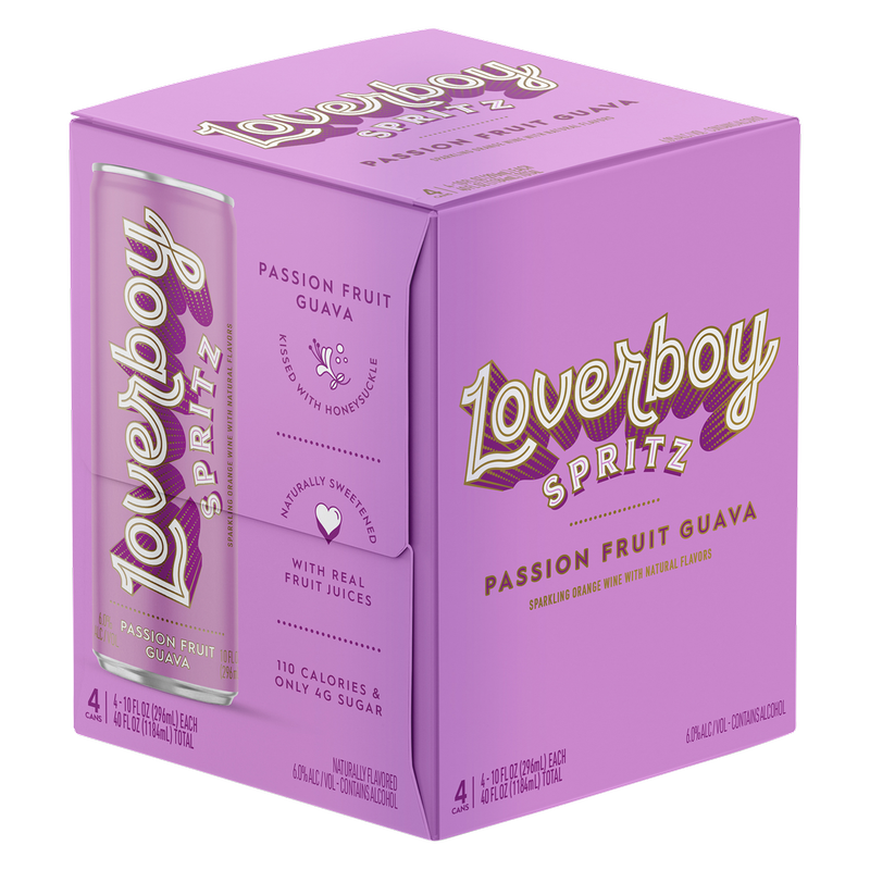 Loverboy Passionfruit Guava Spritz 4pk 250ml Can 6.0% ABV : Alcohol ...