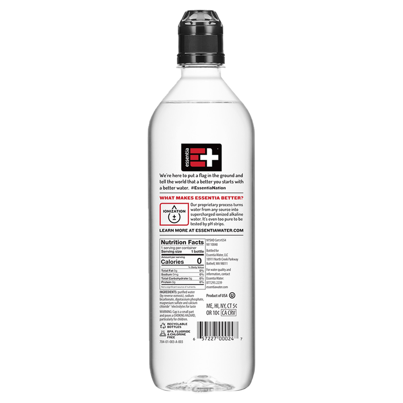 Essentia Water 700ml : Drinks fast delivery by App or Online