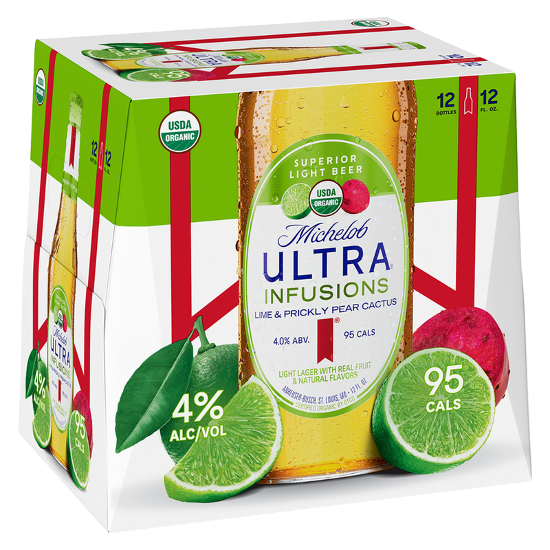 Michelob Ultra Infusions Lime & Prickly Pear Cactus 12pk 12oz Btl ...