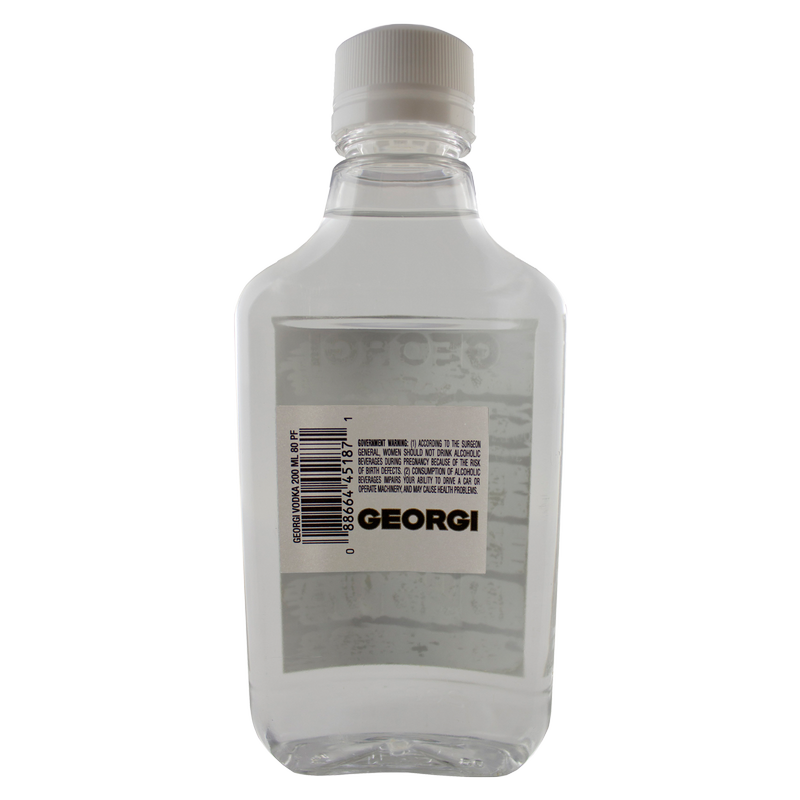 Georgi Vodka 200ml (80 Proof) : Alcohol fast delivery by App or Online