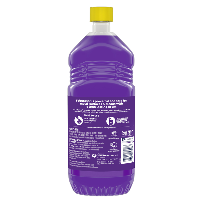 Fabuloso Multi-Purpose Cleaner, Lavender Scent, 33.8oz - Delivered In ...