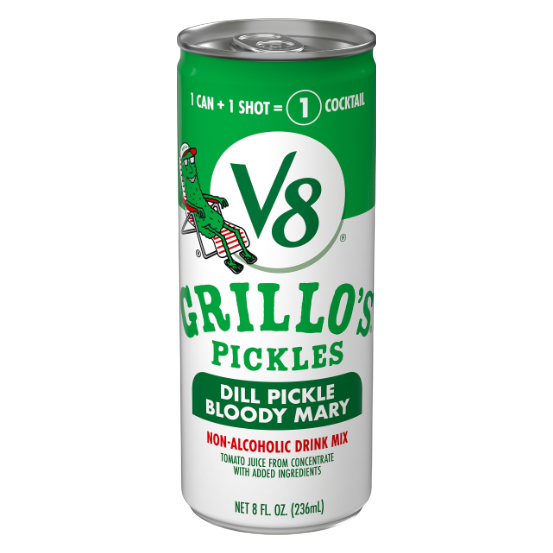 V8 Grillo's Dill Pickle Bloody Mary 6pk 8oz Can - Delivered In As Fast ...