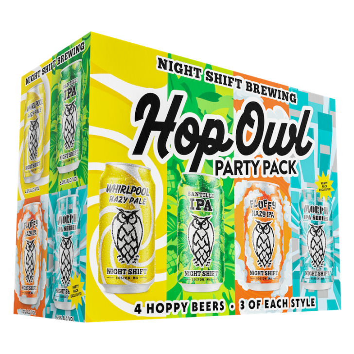 Night Shift Hop Owl Variety Pack 12pk 12oz Can - Delivered In As Fast ...