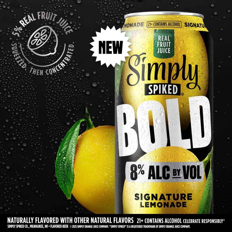 Simply Spiked Bold Lemonade 24oz Can - Delivered In As Fast As 15 ...