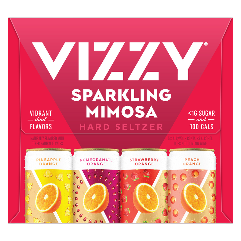 Vizzy Mimosa Hard Seltzer Variety Pack 12pk 12oz Can 5.0% ABV ...