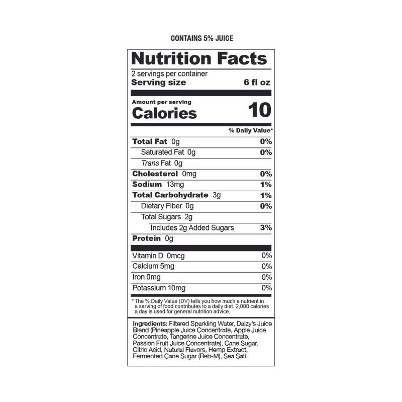 Daizy's 10mg THC Tropical Punch Soda 12oz Can - Delivered In As Fast As ...