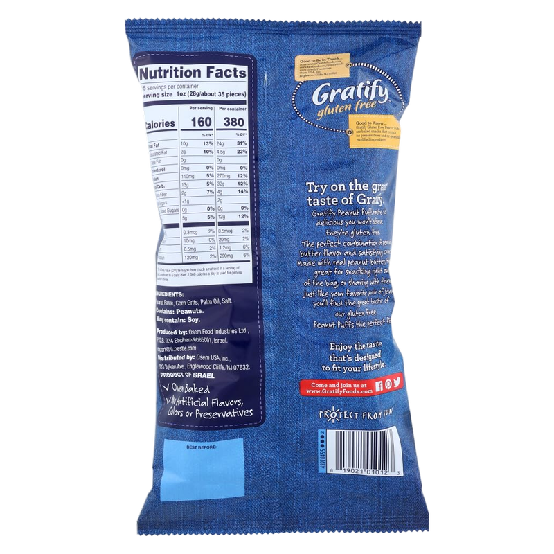 Gratify Bamba Peanut Butter Snacks, 2.5oz - Delivered In As Fast As 15 ...