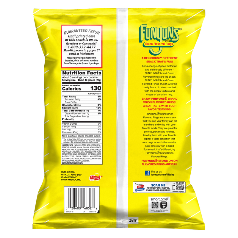 Funyuns Onion Flavored Rings 5.25oz - Delivered In As Fast As 15 ...