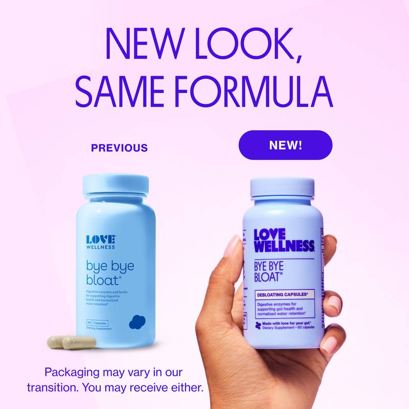 Love Wellness Bye Bye Bloat Debloating Capsules 60ct - Delivered In As ...