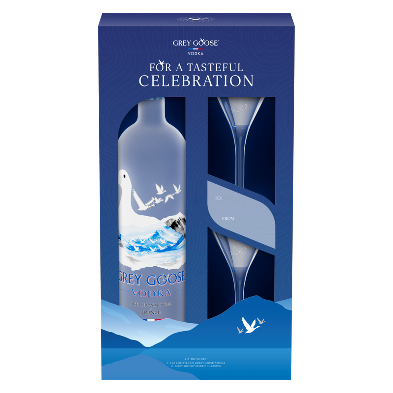 Grey Goose Vodka Gift Set 1.75L (80 Proof) - Delivered In As Fast As 15 ...