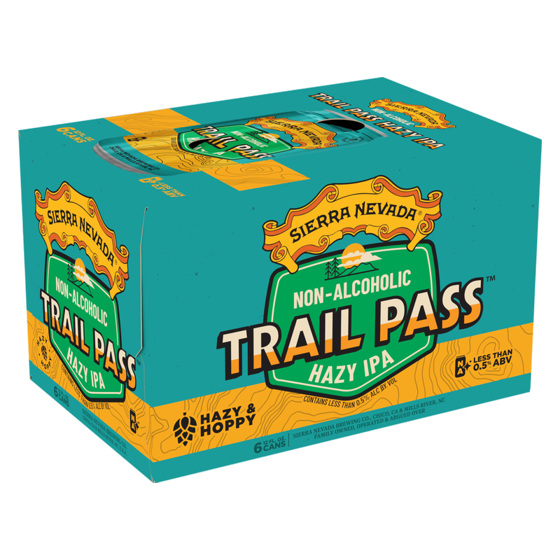 Sierra Nevada NA Trail Pass Hazy IPA 6pk 12oz Can - Delivered In As ...