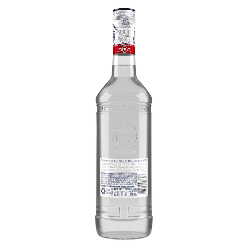Captain Morgan Silver Spiced Rum 750ml (70 proof) - Delivered In As ...