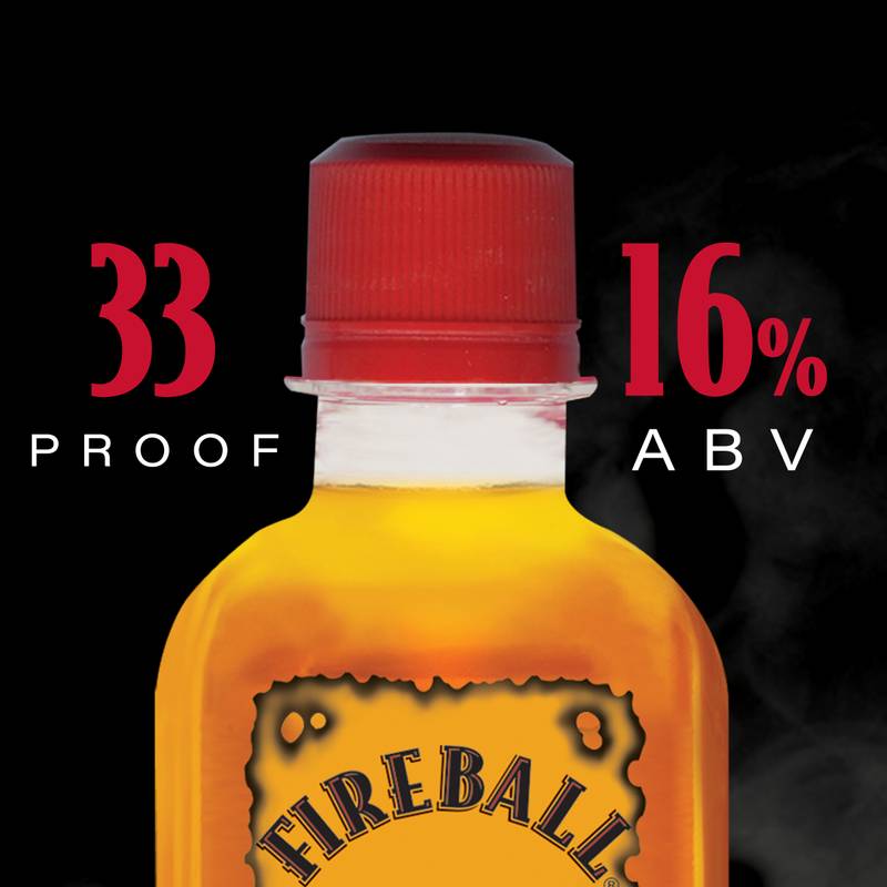 Fireball Hot Cinnamon Blended Whisky 100ml (33 Proof) - Delivered In As ...