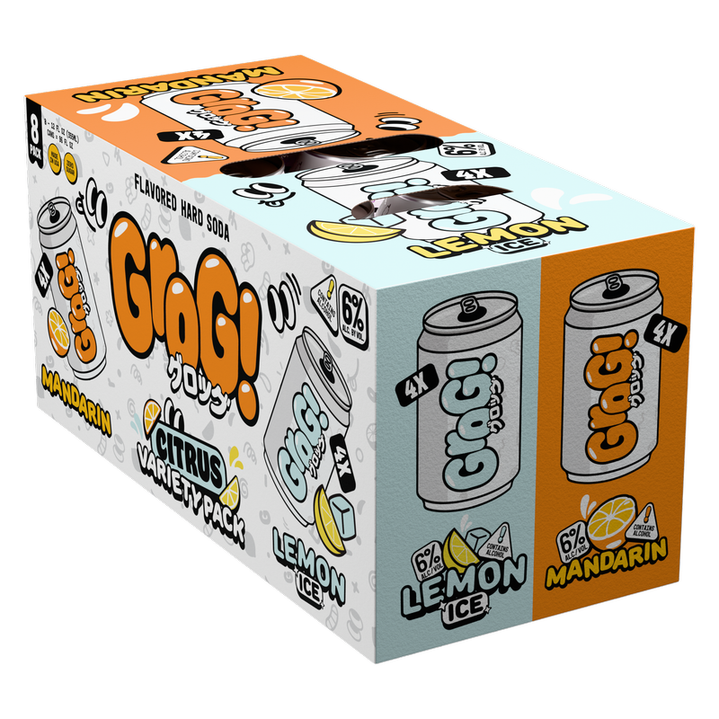 Grog Citrus Variety Pack 8pk 12oz Can - Delivered In As Fast As 15 ...