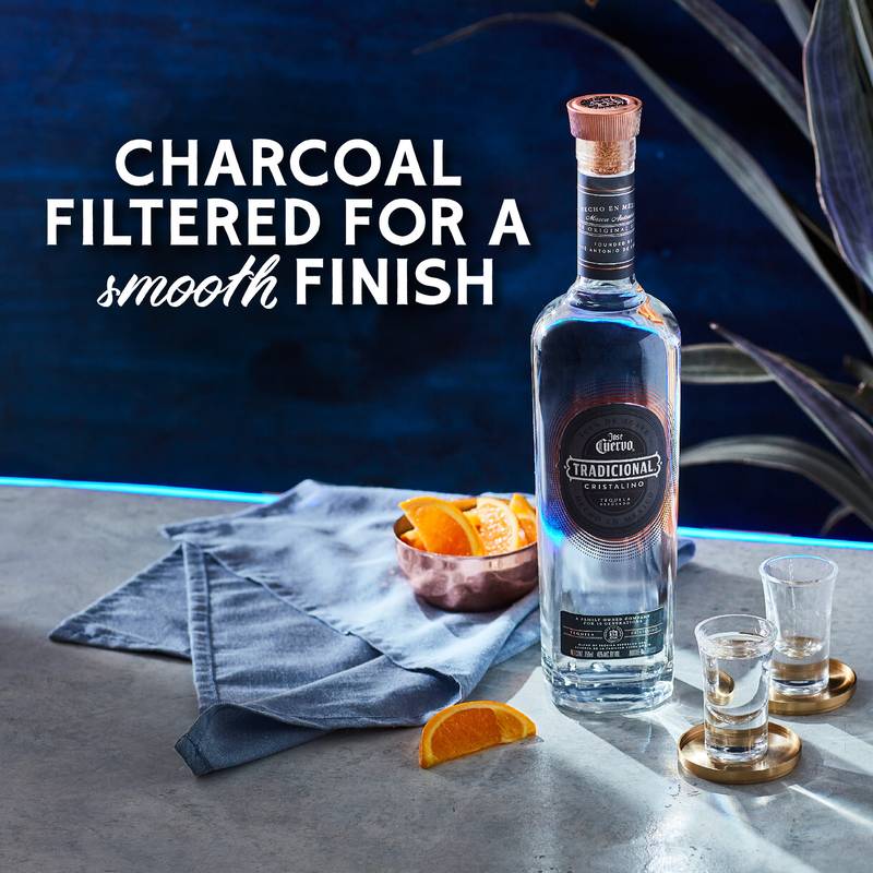 Jose Cuervo Tradicional Cristalino Tequila 750ml (80 Proof) - Delivered ...