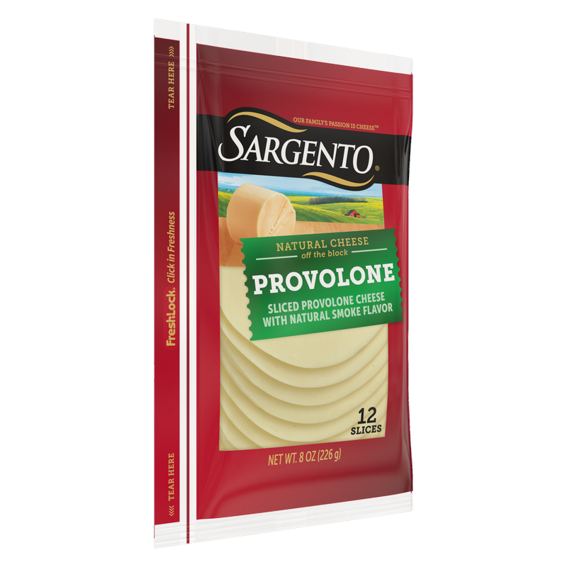 Sargento Natural Provolone Sliced Cheese - 12 slices - Delivered In As ...