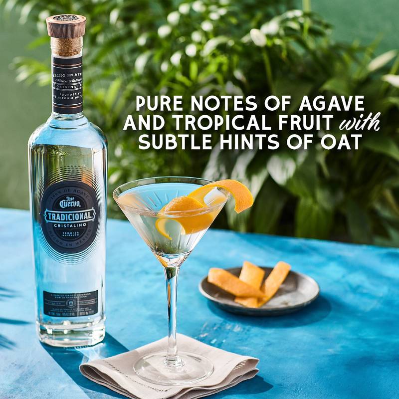 Jose Cuervo Tradicional Cristalino Tequila 750ml (80 Proof) - Delivered ...