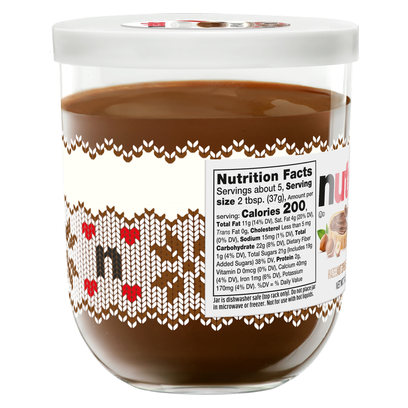 nutella jar label