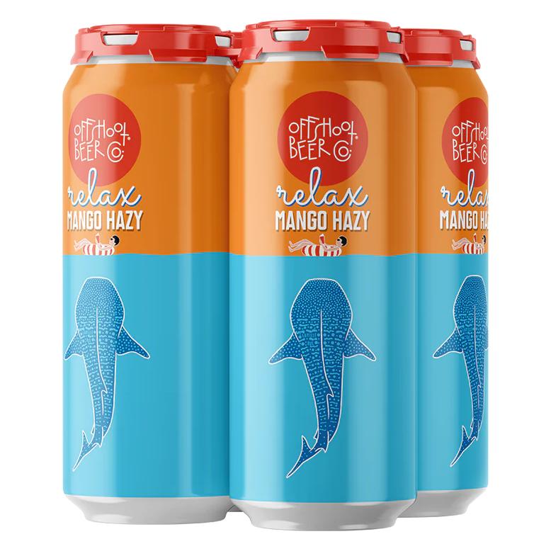 Offshoot Rotating IPA - Relax Mango Hazy IPA 4pk 16oz Cans - Delivered ...
