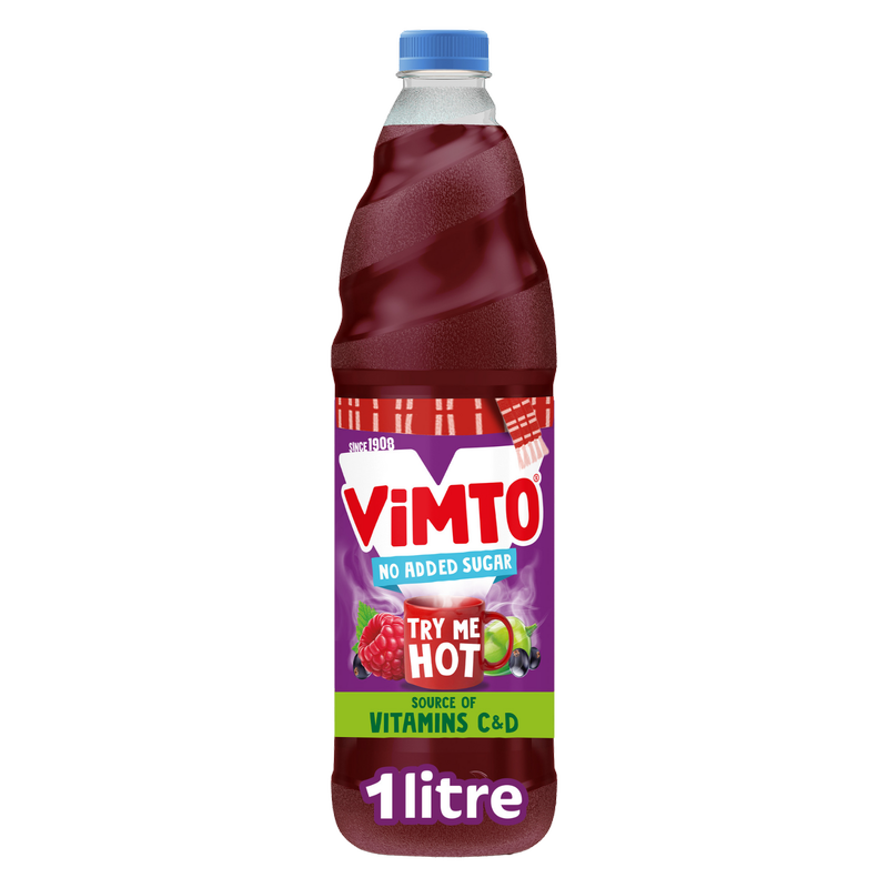 Vimto Remix No Added Sugar Squash, 1L : Drinks fast delivery by App or ...
