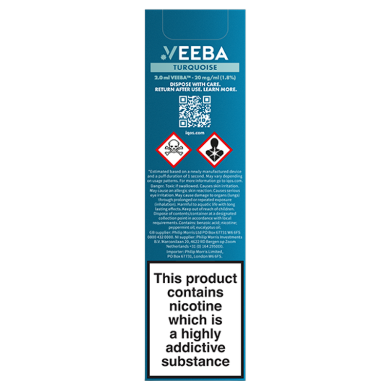 Veeba Turquoise 20mg, 1pcs : fast delivery by App or Online