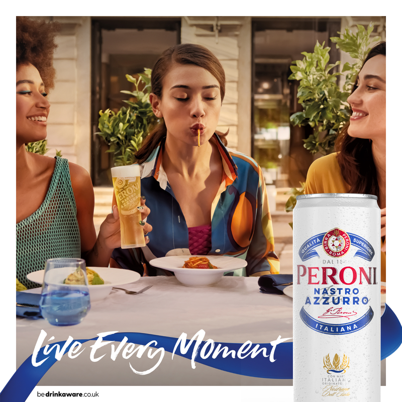 Peroni Nastro Azzurro, 4 x 440ml : Alcohol fast delivery by App or Online
