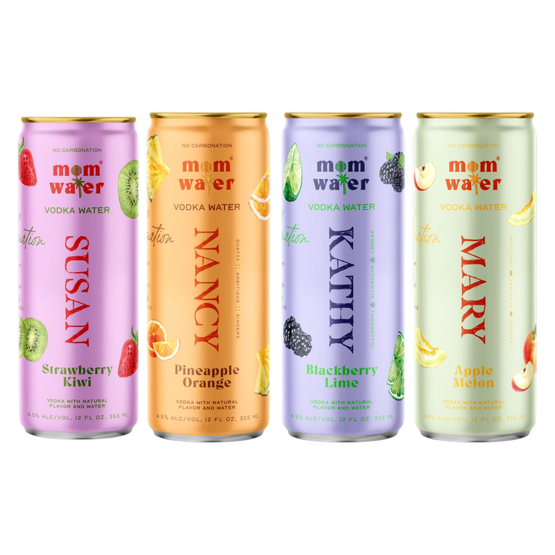Mom Water Vacation Mode Variety Pack 8pk 12oz Can 4.5% ABV - Delivered ...