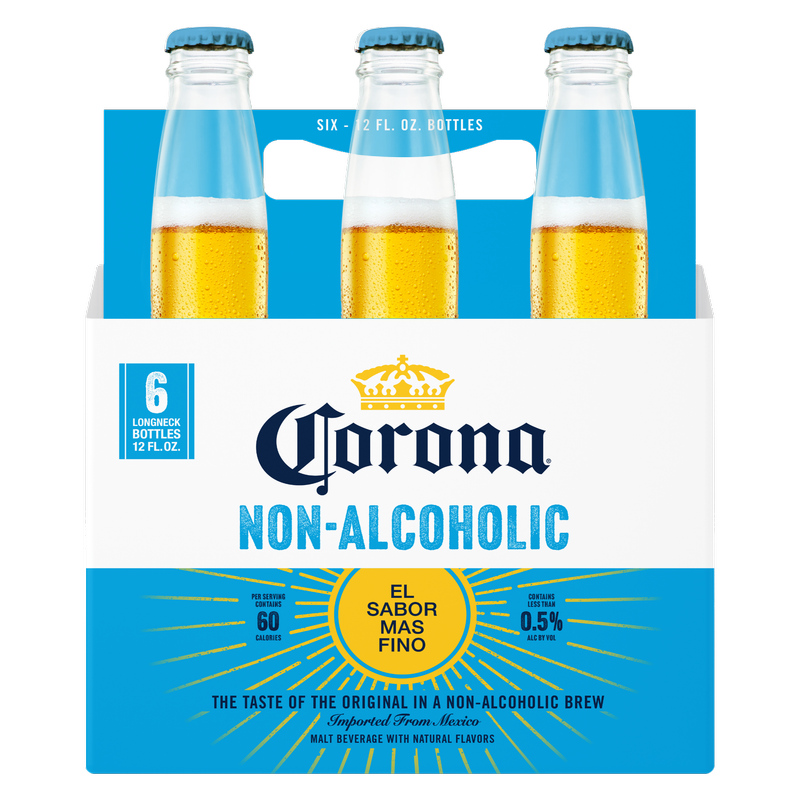 Corona Non-Alcoholic 6pk 12oz Btl 0.5% ABV - Delivered In As Fast As 15 ...