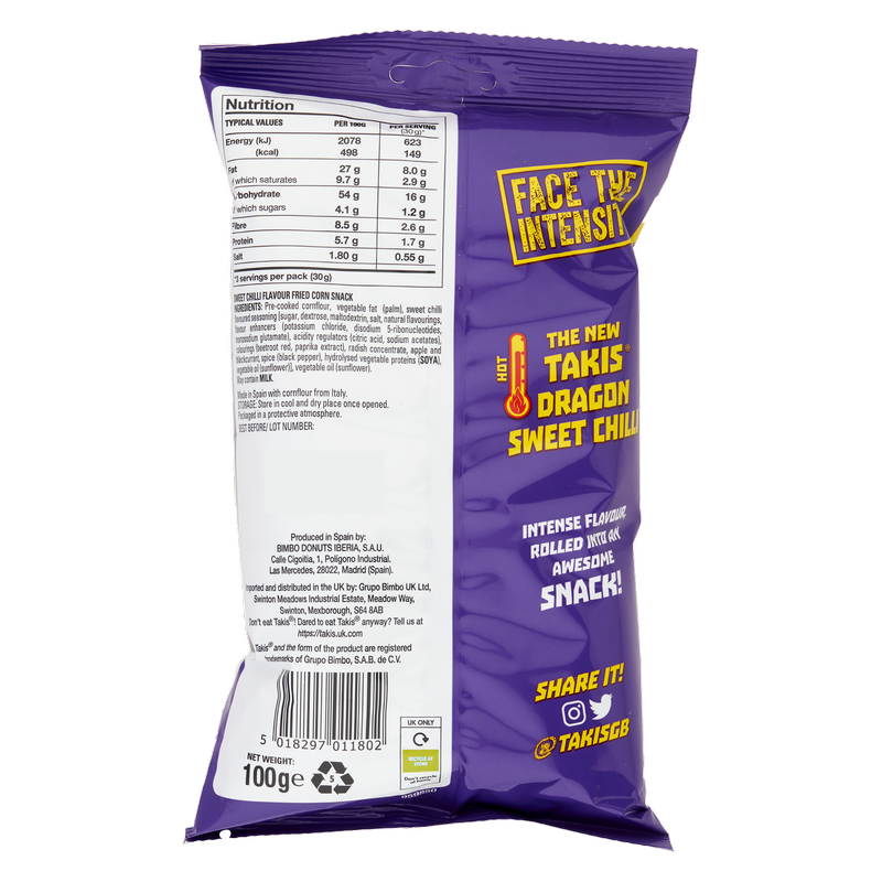 Takis Dragon Sweet Chilli, 100g : Snacks fast delivery by App or Online