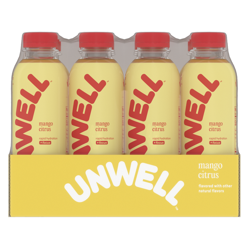 Unwell Mango Citrus Hydration Drink 12pk 16.9oz Btl- XL - Delivered In ...