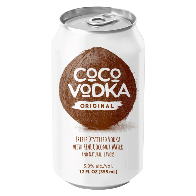 CoCo Vodka Original 4pk 12oz Can 5% ABV : Alcohol fast delivery by App or Online