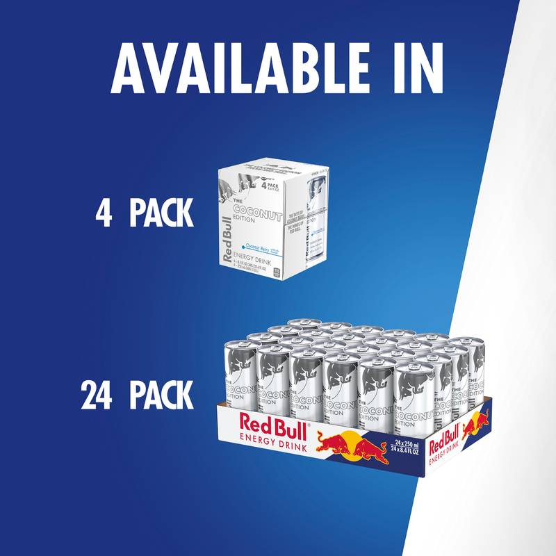 Red Bull Energy Drink Coconut Edition Coconut Berry 24pk 8.4oz Can ...