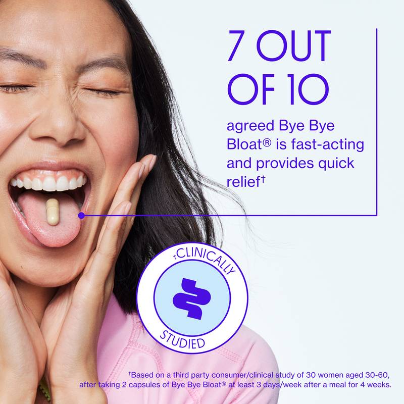 Love Wellness Bye Bye Bloat Debloating Capsules 60ct - Delivered In As ...