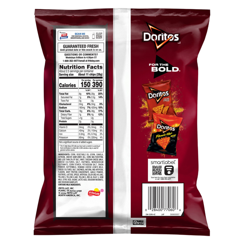 Doritos Spicy Nacho Cheese, 2.625oz - Delivered In As Fast As 15 ...