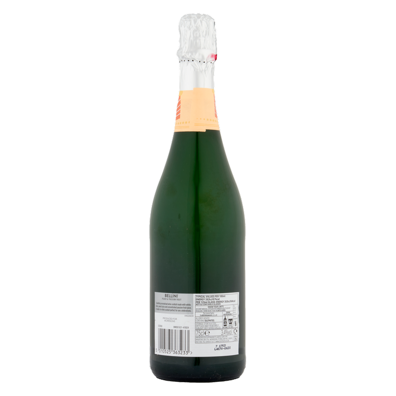 Morrisons Peach & Passionfruit Bellini, 75cl : Alcohol fast delivery by ...