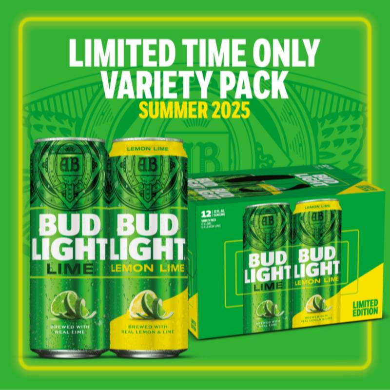 Bud Light Lime & Lemon Lime Variety Pack 12pk 12oz Can - Delivered In ...