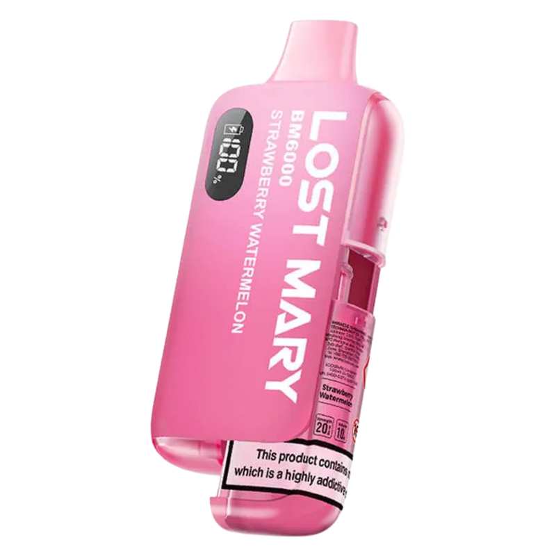 Lost Mary BM6000 Refillable Kit Strawberry Kiwi 20mg/ml, 1pcs : fast ...